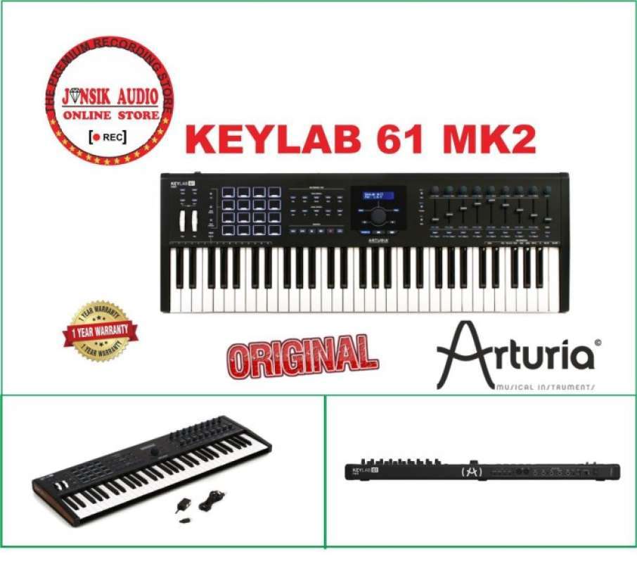 Promo Arturia Keylab 61mk2 Keylab61 Mk2 Keyboard Controller Diskon 23% ...