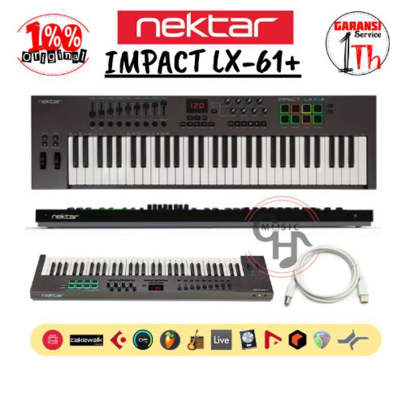 Promo Nektar Impact Lx61+ Lx61plus Lx-61+ Lx-61plus Keyboard Kontroller Diskon 23% Di Seller ...