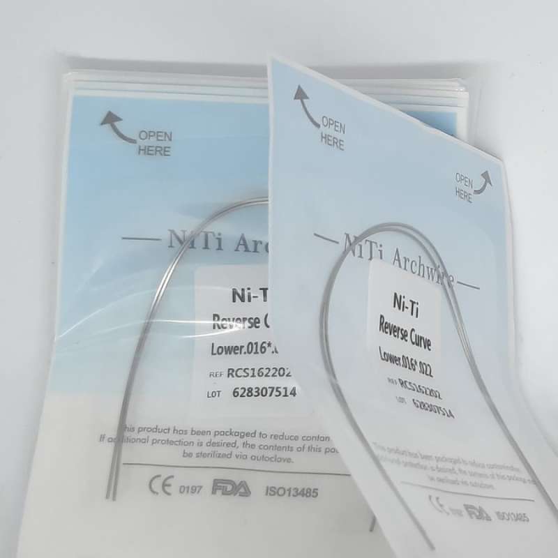 Promo Wire Reverse Curve/wire Rcs/wire Curve Of Spee 016x022 Niti U/l ...