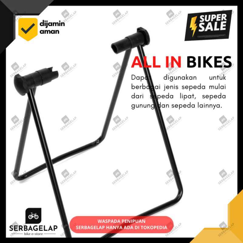 Promo Standar Penyangga Paddock Bike Rack Stand / Rak Display Sepeda ...