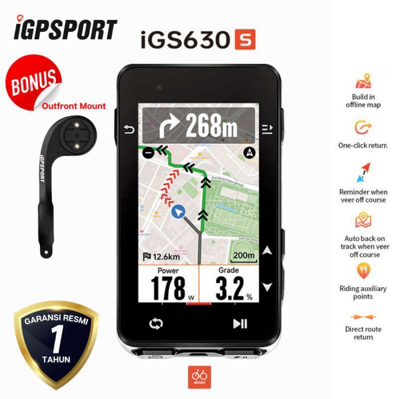 Promo Igpsport Igs630s Igs630 S Bike Computer Cyclocomp Spidometer Sepeda - 630sm82cs Diskon 50% ...