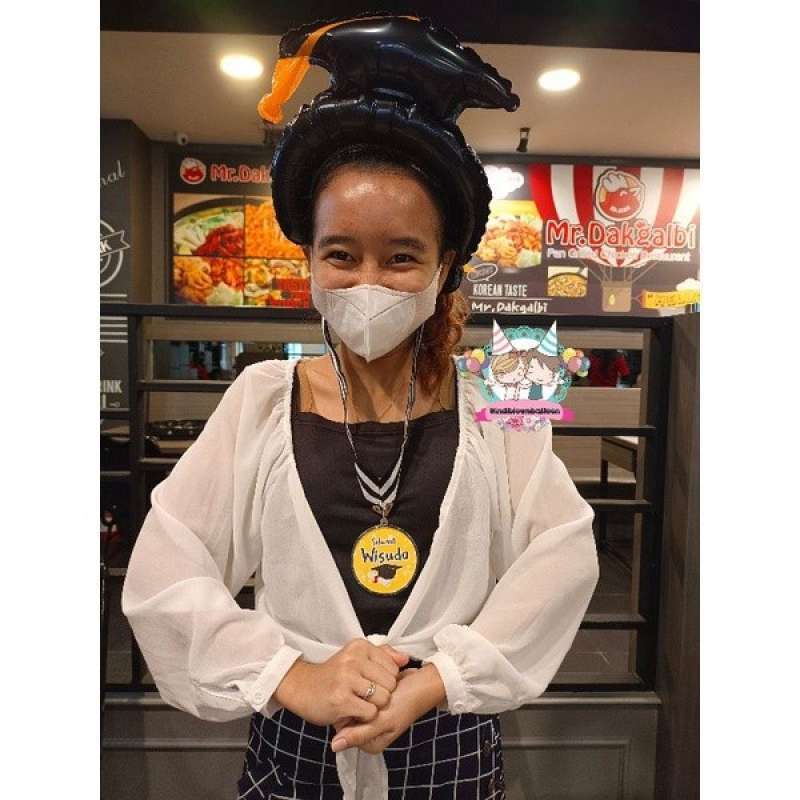 Promo Windblown Package Graduation Hat Foil With Medal/kelulusan Wisuda ...