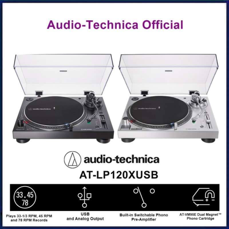 Promo Audio Technica At-lp120x Direct Drive Fessional Turntable Lp120 X ...
