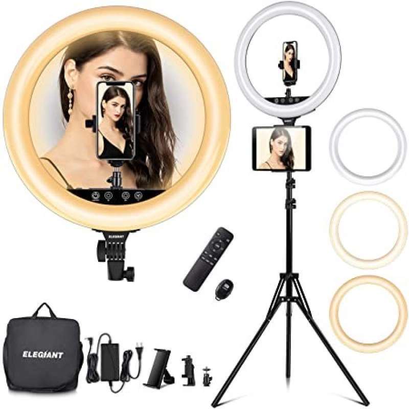 Jual Paket Lengkap Ring Light 26cm+tripod 2m - Tripod Hp Ring Light ...
