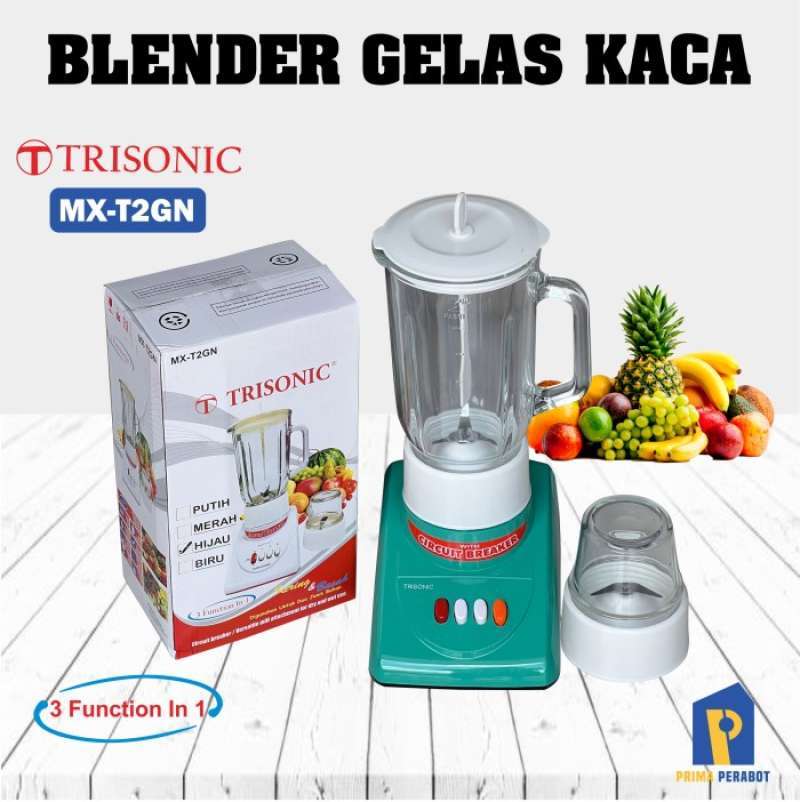 Promo Blender Trisonic Mx-t2gn Blender Gelas Kaca Trisonic Mixer Diskon ...