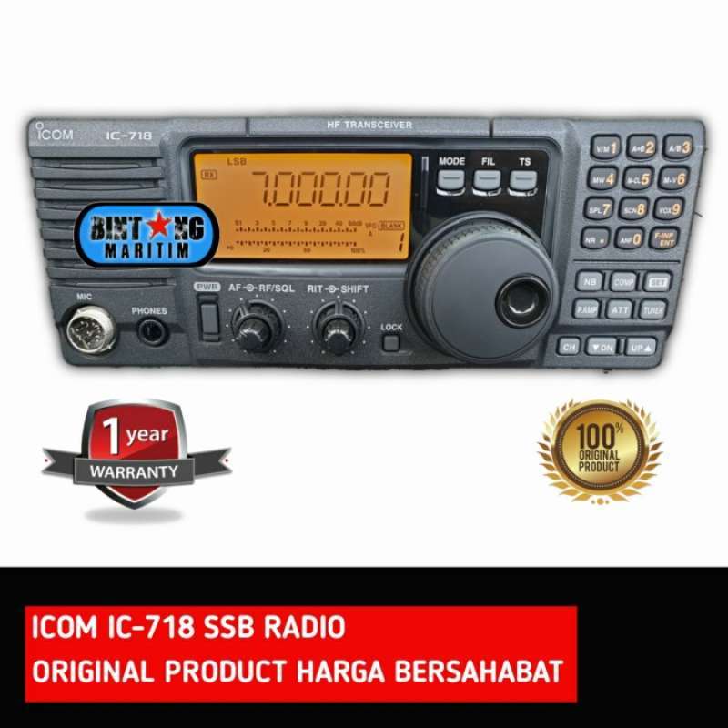 Jual Radio Ssb Icom Ic-718 Ic718 Hf Transceiver Original Garansi Di ...