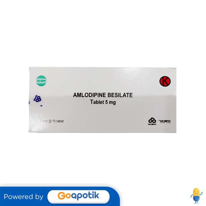 Jual Amlodipine Erlimpex 5 Mg Box 30 Tablet Di Seller Apotek Alexa ...