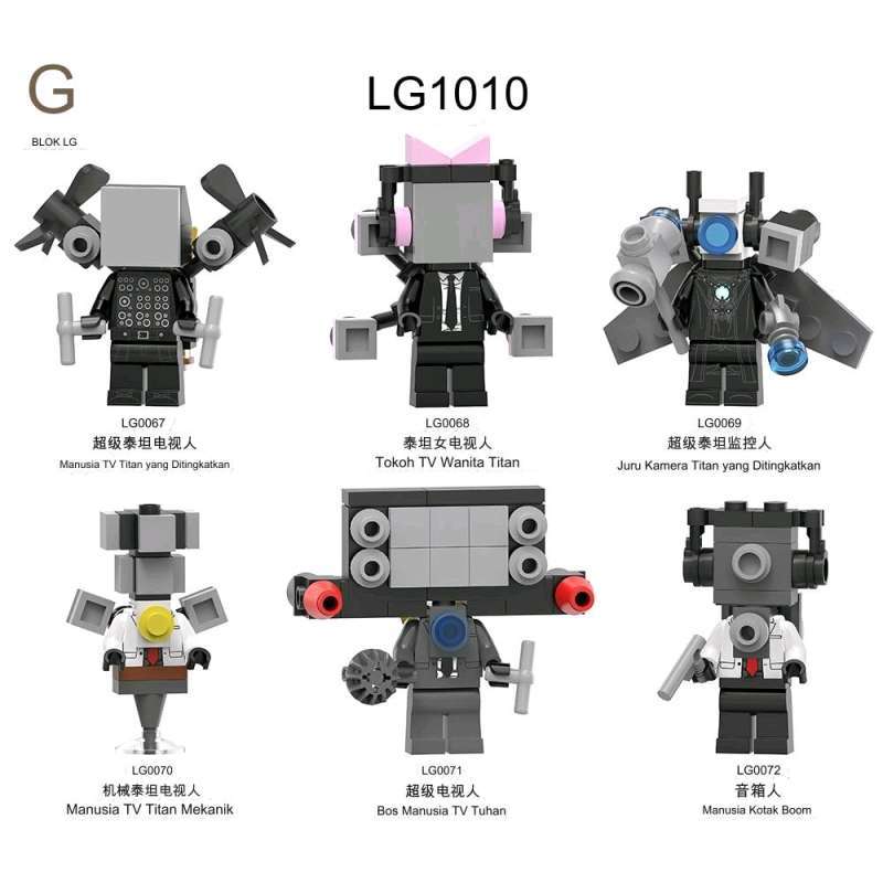 Jual Mini Figure Skibidi Toilet Game Universe Di Seller Kentzshop ...