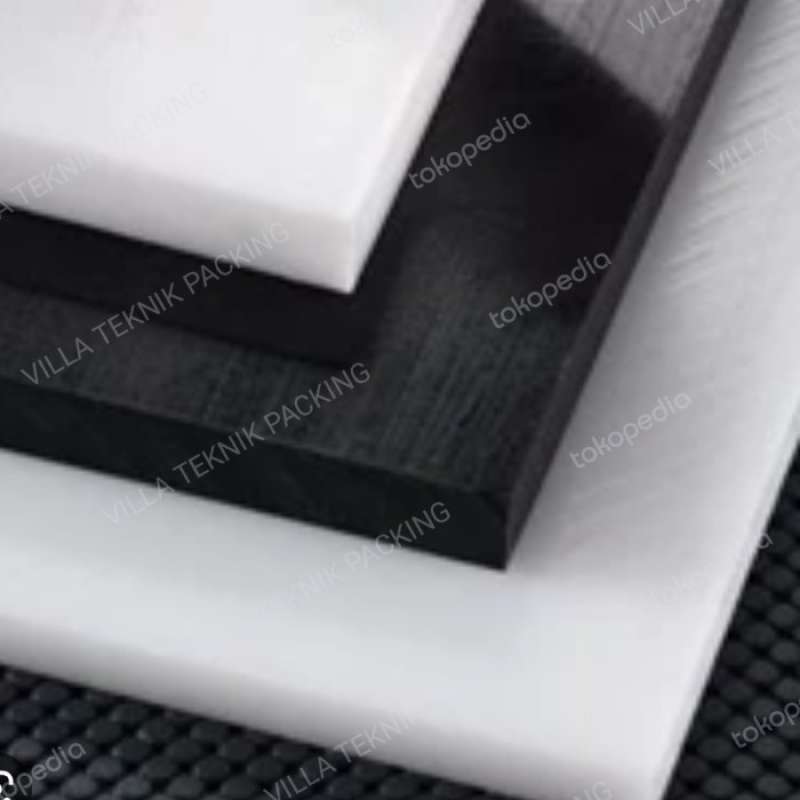Promo Nylon Pe Sheet 15mm X 10cm X 15cm / Nylon Pe Lembaran / Putih -hitam Diskon 23% Di Seller ...