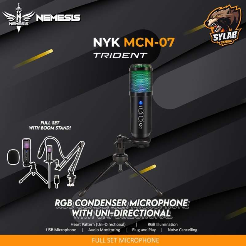 Promo Nyk Mcn-07 Trident Rgb Mic Condenser Diskon 23% Di Seller ...