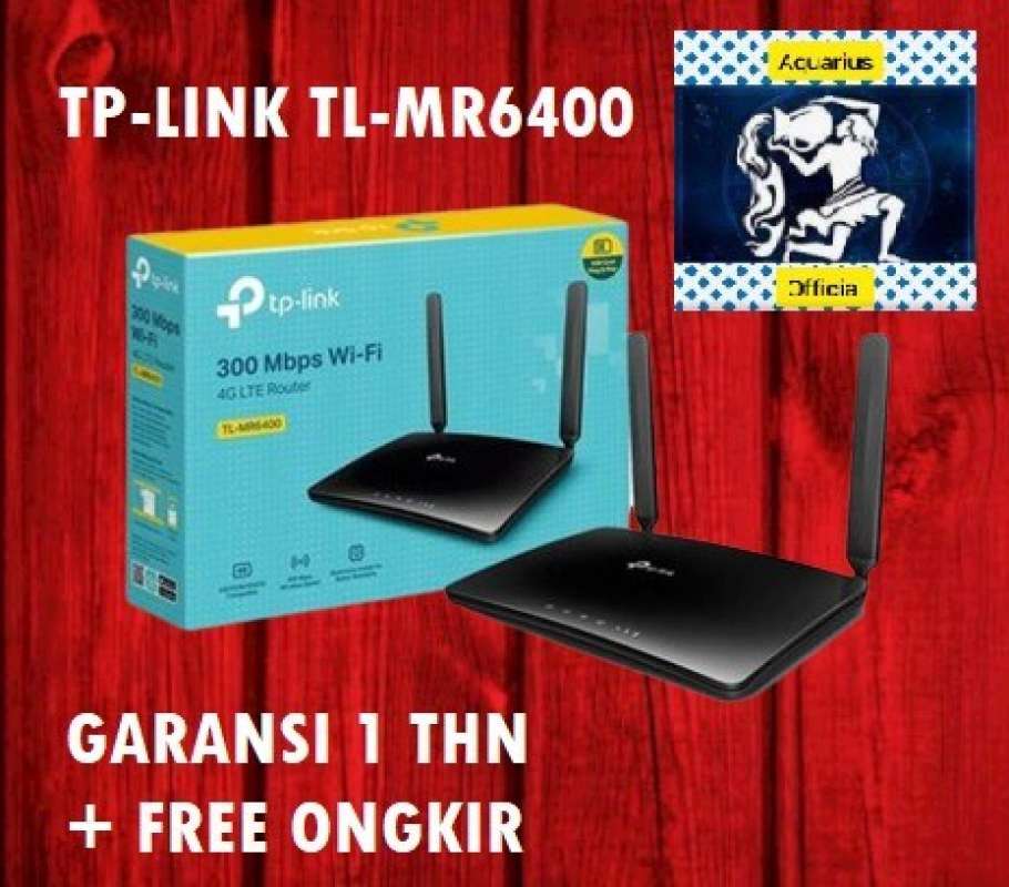 Promo Tl-mr6400 300mbps Wireless N 4g Lte Router Tp Link Diskon 23% Di ...