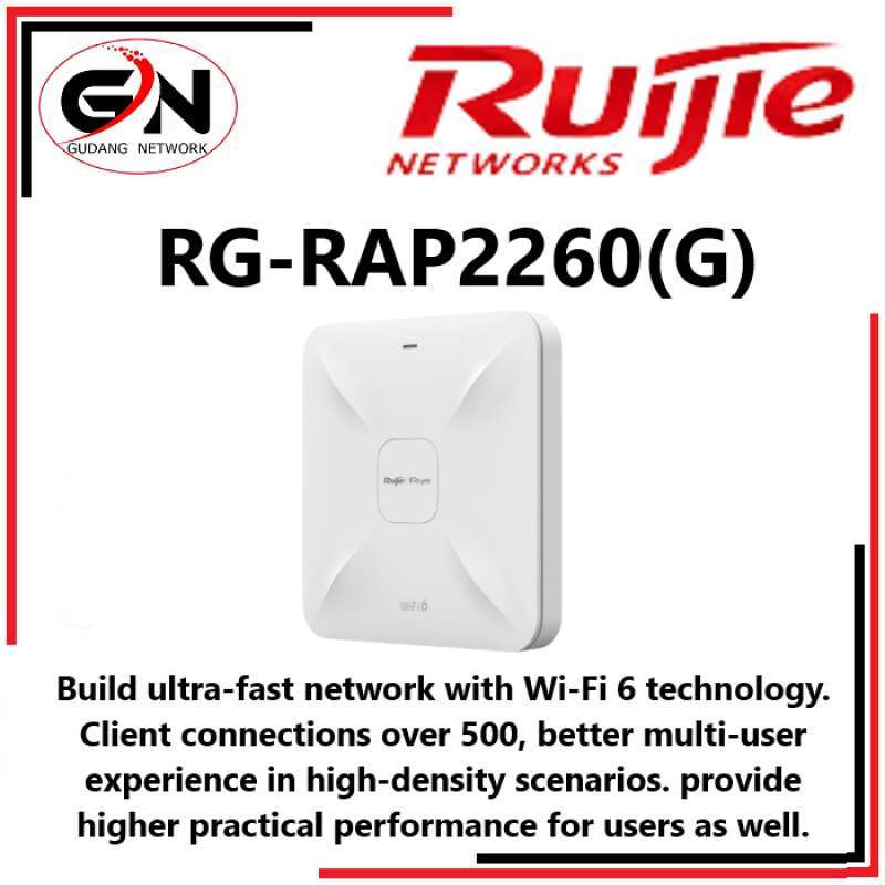 Promo Ruijie Rg-rap2260g Wi-fi 6 Dual Band Ceiling Mount Access Point ...