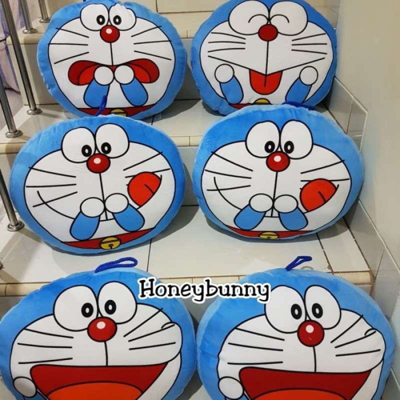 Promo Bantal Muka Ekspresi Doraemon Diskon 23% Di Seller Walima Store ...
