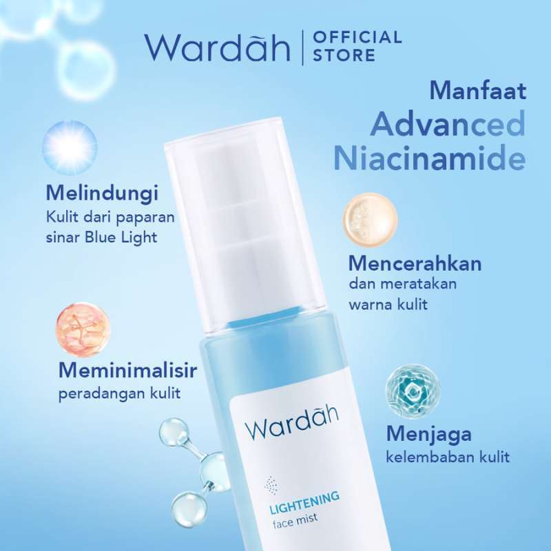 Promo Wardah Lightening Face Mist - Spray Untuk Primer Diskon 12% Di ...