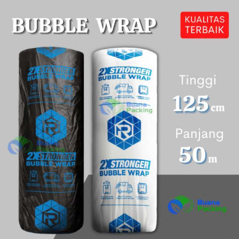 Promo Plastik Bubble Buble Babel Wrap Roll Hitam Bening Spesial Rusfet ...