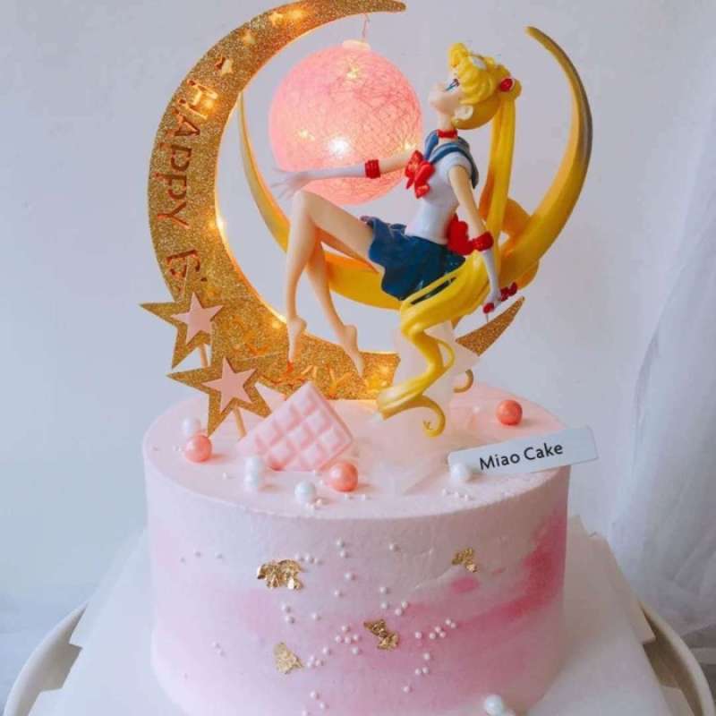 Promo Topper Cake Sailormoon Bulan Sabit/topper Sailormoon/figure ...