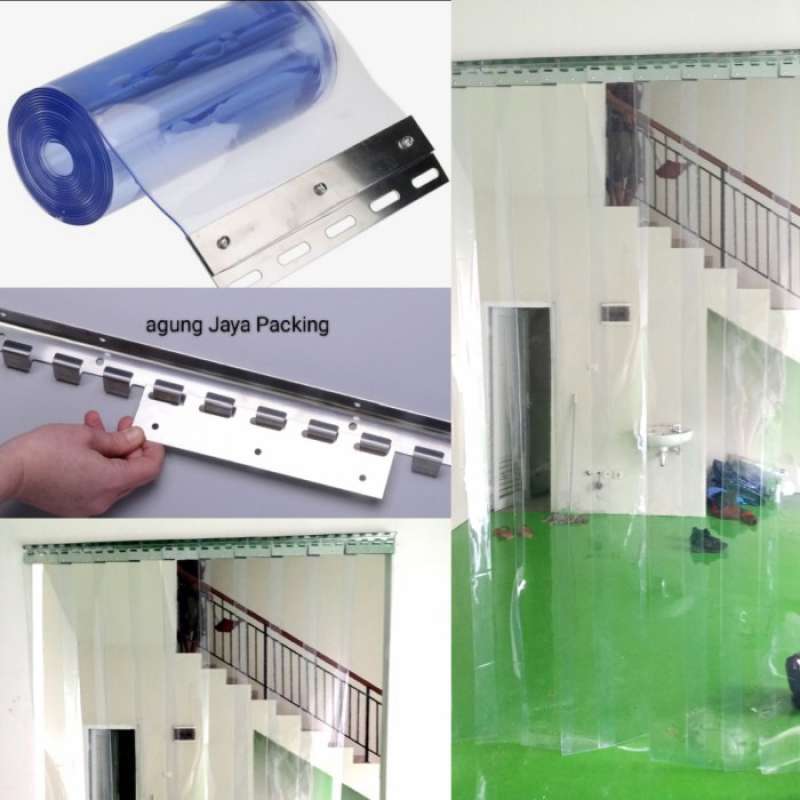 Promo Tirai Pvc Tirai Bening Ukuran Pintu 80cm X 210cm Diskon 23% Di Seller Walima Store ...