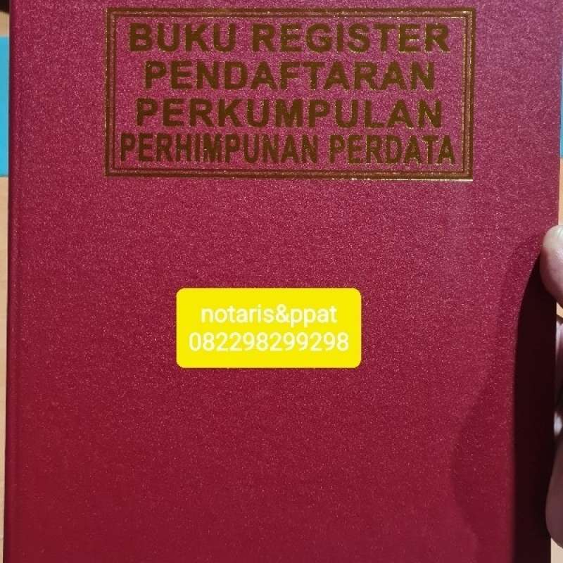 Jual Buku Register Pendaftaran Perkumpulan Perhimpunan Perdata Di ...