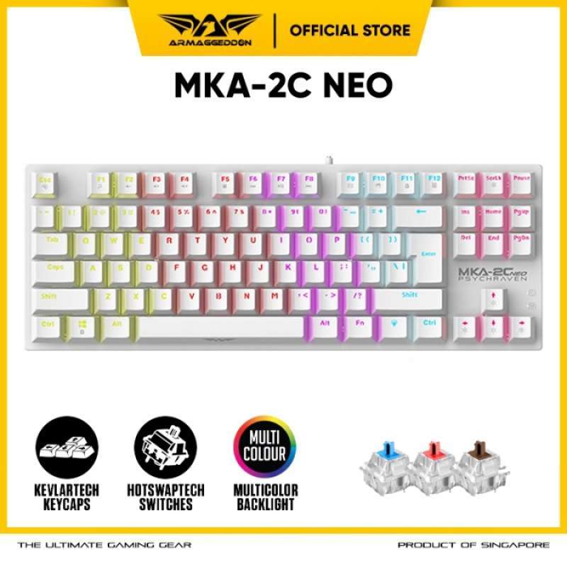 Promo 100% Produk Ori Armaggeddon Mechanical Gaming Keyboard Mka 2c ...