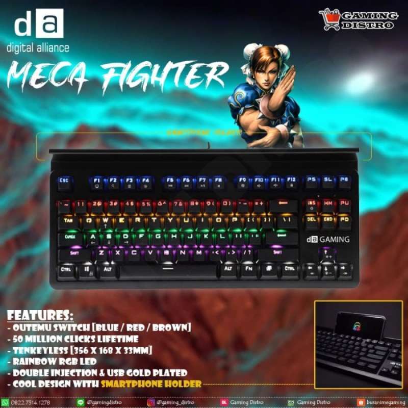 Promo 100% Produk Ori Digital Alliance Meca Fighter Rgb Mechanical ...