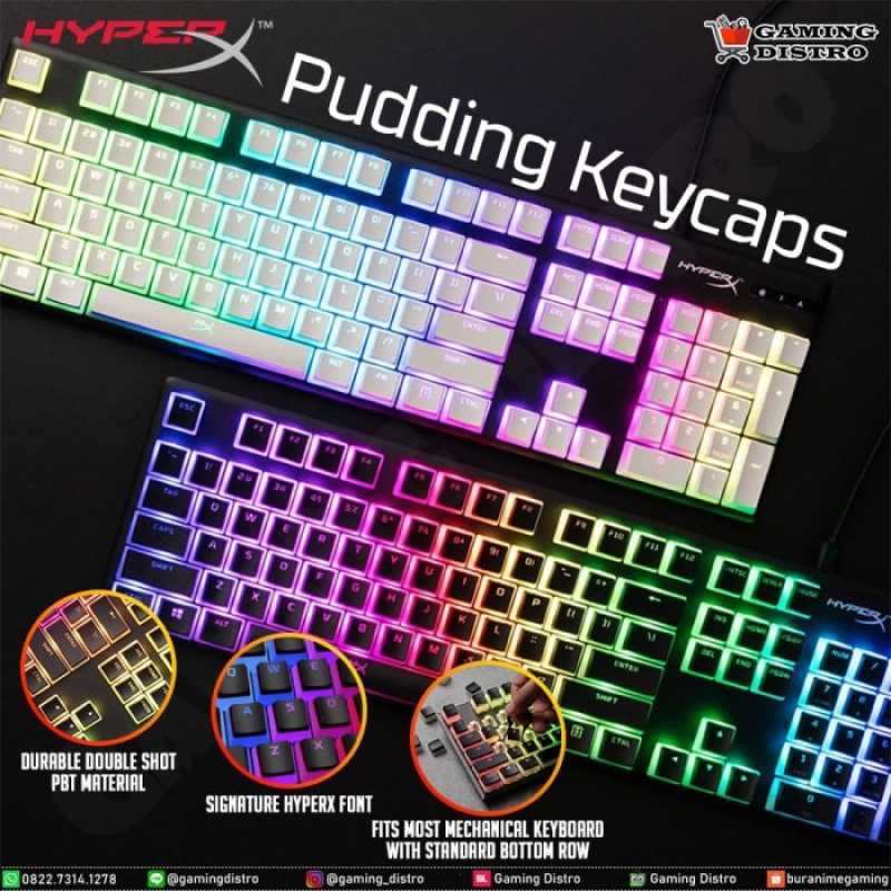 Promo 100% Produk Ori Keycaps Pudding Hyperx 104 Keys For Mechanical ...