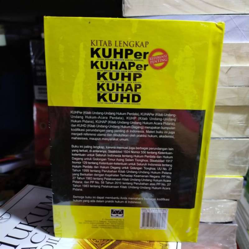 Jual Kitab Lengkap Kuh Perdata Kuha Perdata Kuhp Kuhap Di Seller Noelle - Cengkareng Timur, Kota ...