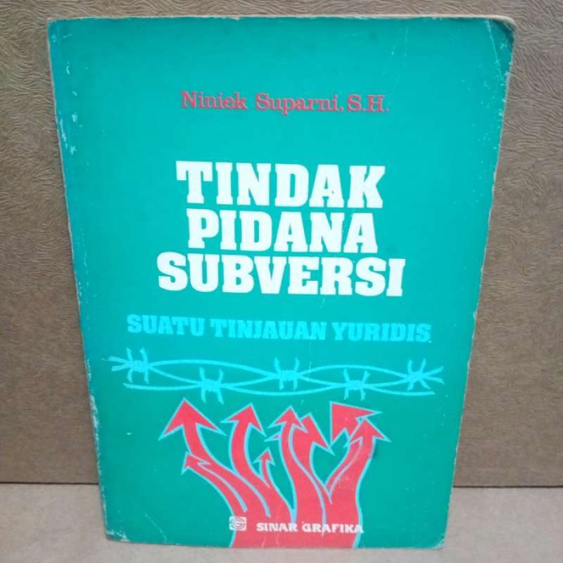 Jual Buku Original Tindak Pidana Subversi - Niniek Suparni Sh Di Seller Noelle - Cengkareng ...