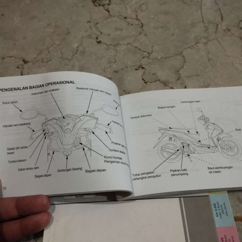 Jual Fs Buku Pedoman Pemilik Dan Buku Servis Honda Beat Pgm Fi Thn 2012 ...