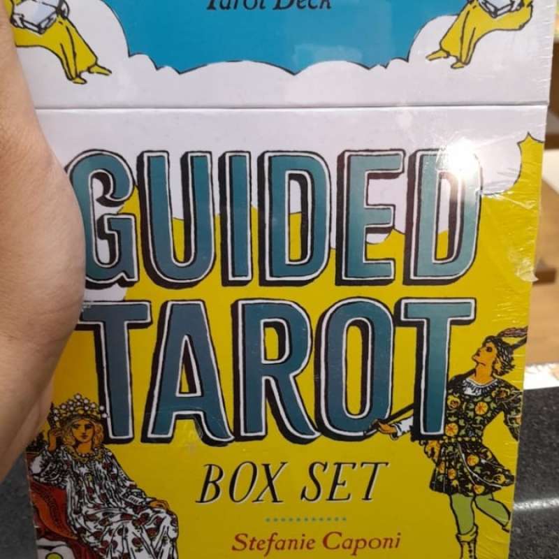 Jual Guided Tarot Box Set: Illustrated Book & Rider Waite Smith Tarot ...