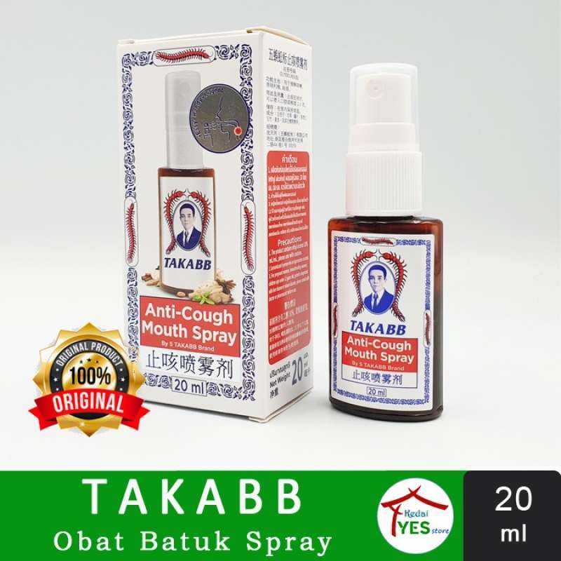 Promo Takabb Anti Cough Mouth Spray Original - Obat Batuk Kelabang ...