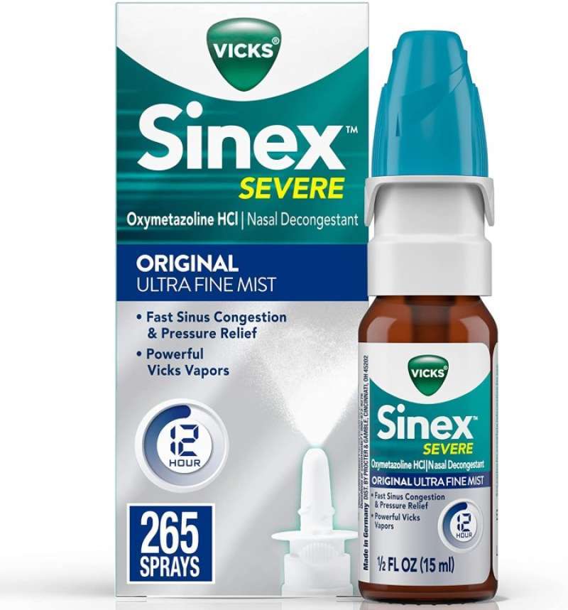 Promo Vicks Sinex Severe Sinus And Nasal Spray, Ultra Fine Mist, .5 Fl ...