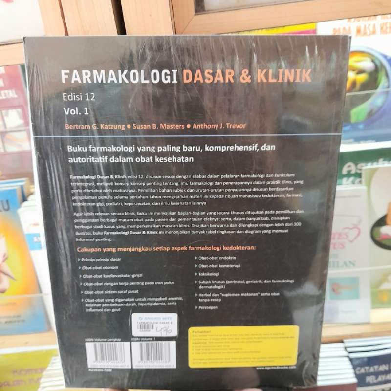 Jual Farmakologi Dasar Dan Klinik Volume 1 Edisi 12 Original Katzung Di Seller Noelle ...