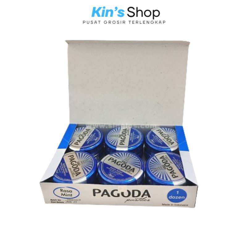 Promo Pagoda Pastiles Rasa Mint 1 Box - Permen Pelega Tenggorokan 10 ...