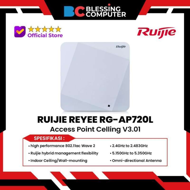Jual Ruijie Reyee Rg-ap720l Access Point Celling V3.01 Di Seller ...