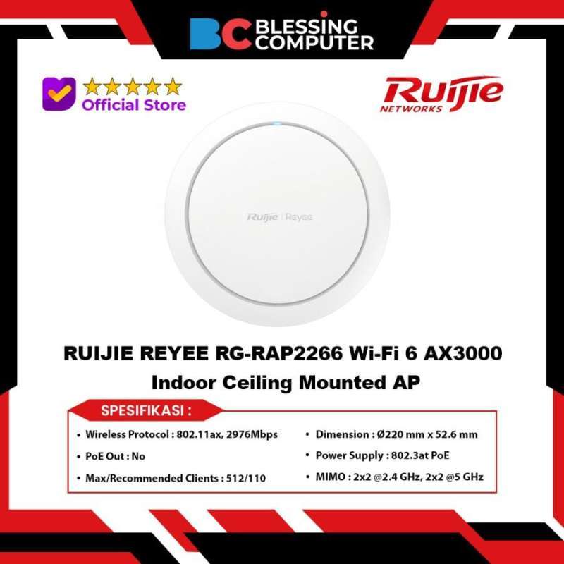 Jual Ruijie Ceiling Original Murah - Harga Diskon Juni 2024 | Blibli