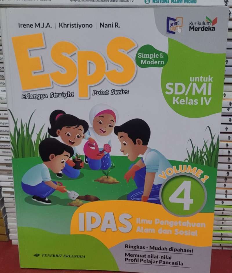 Jual Buku Erlangga - Esps Ipas Kelas 1/2/4/5 Vol 1 Sd Kurikulum Merdeka - 5 Sd Vol 1 Di Seller ...