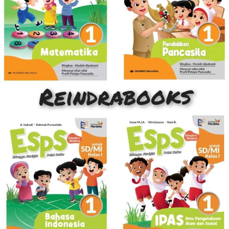 Jual Buku Esps Ipas,b.indo,matematika,ppkn Sd Kelas 1 Kurikulum Merdeka Di Seller Noelle ...
