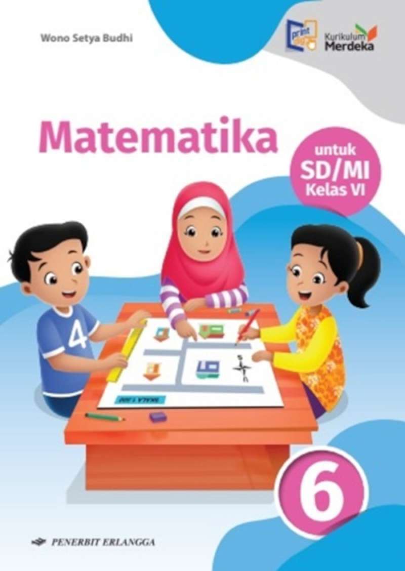 Jual Erlangga Buku Pelajaran Sd / Mi Matematika Kelas 6 Kurikulum ...