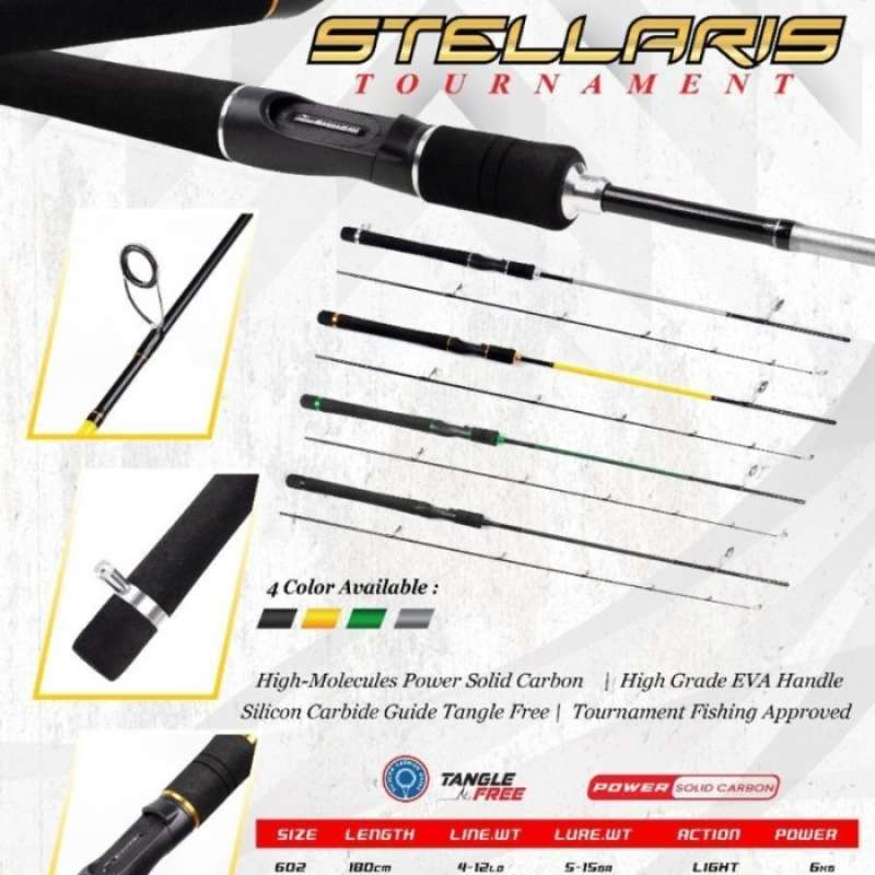Jual Joran Shikari Stellaris Busa Full Spinning Solid Carbon 180 Cm 602 ...