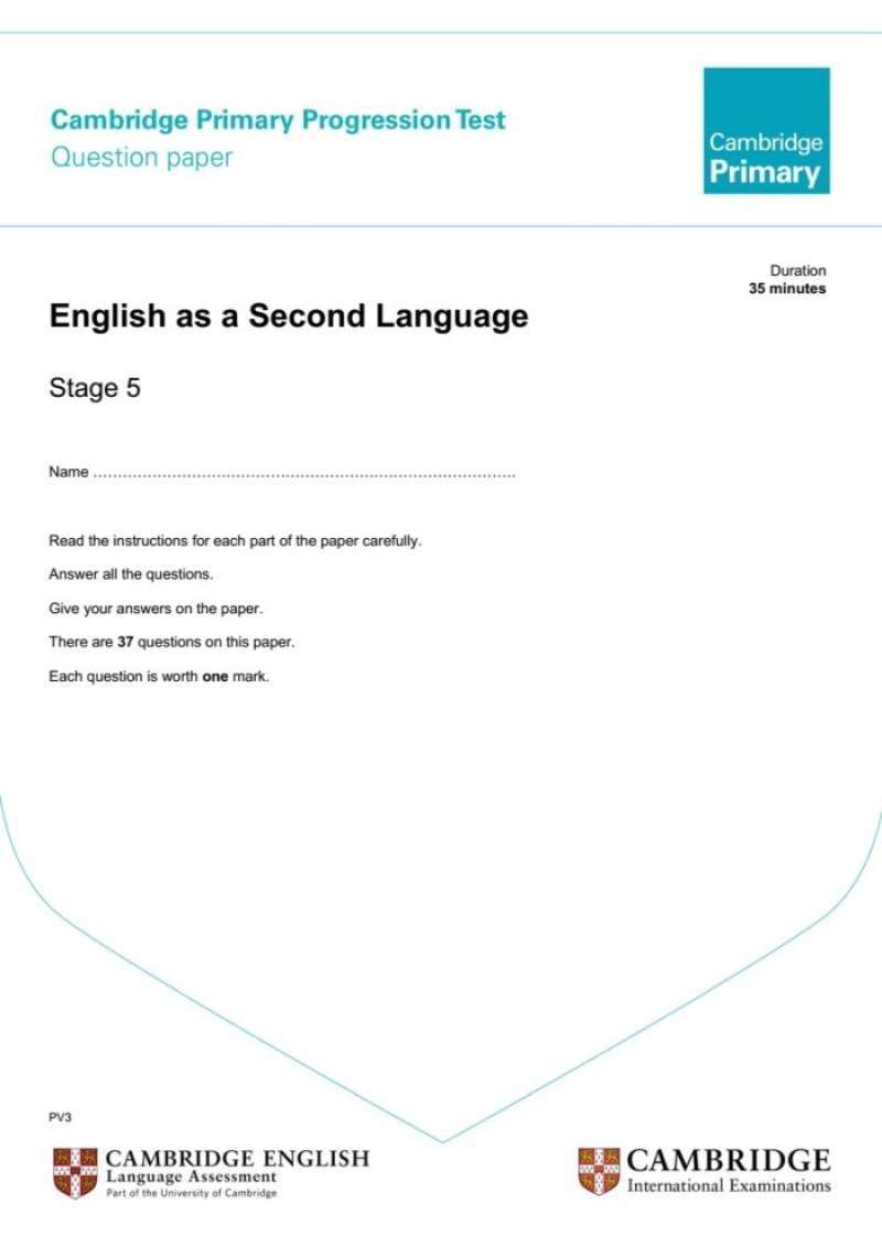 Cambridge Stage 5 English Past Papers