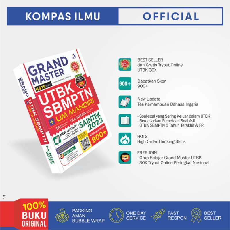 Jual Buku Grand Master Utbk Sbmptn Saintek Um Mandiri 2023 Best