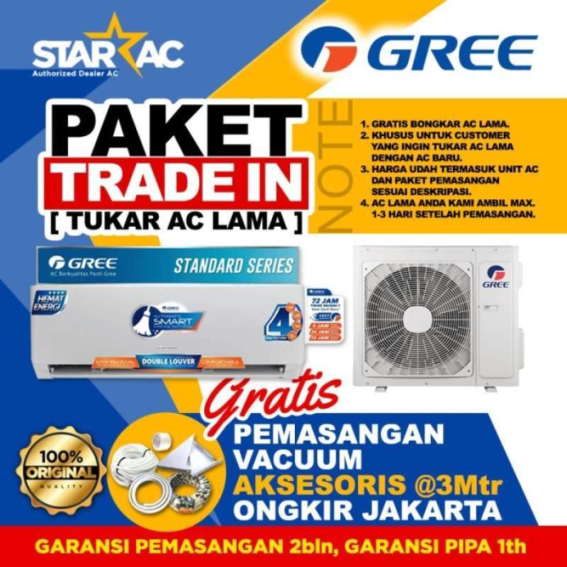 Promo Gree Gwc-18m005 Ac Split 2 Pk Standar, Ac Gree 2pk Standar ... Promo Gree Gwc-18m005 Ac Split 2 Pk Standar, Ac Gree 2pk Standar ...