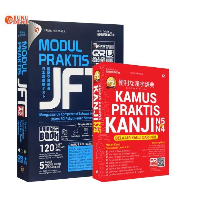Jual Buku Bahasa Jepang Uji Kompetensi Modul Praktis Jft Basic A2 - Modul + Nihon Di Seller ...