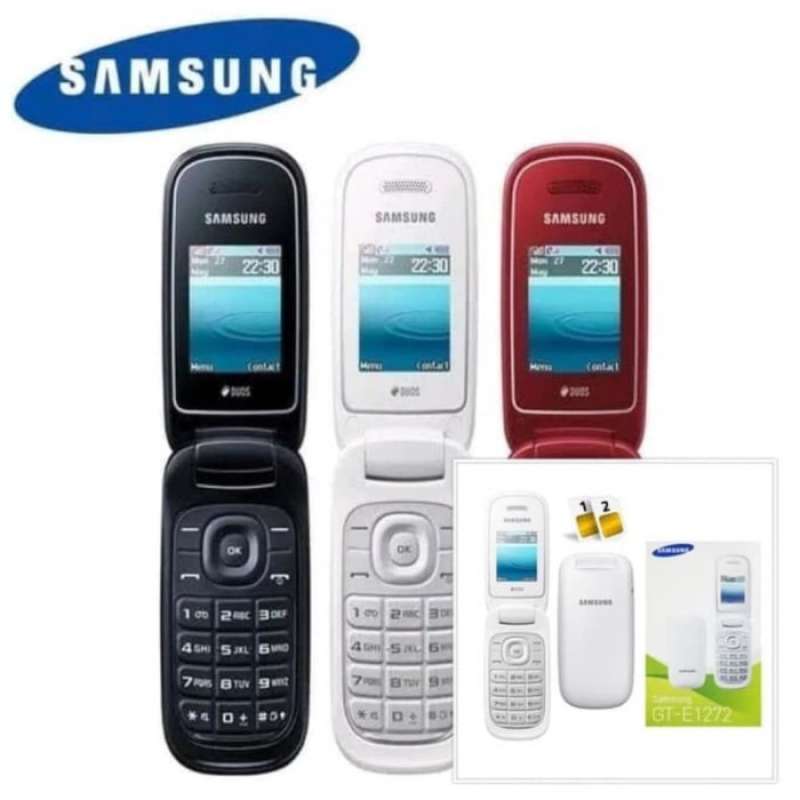 Promo Samsung Lipat Flip Dual Sim Gt-e1272 || Hitam, Merah, Putih ...