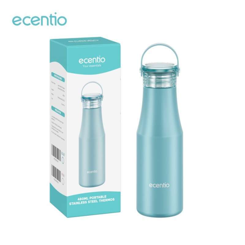 Jual Ecentio Tumbler Carry Handle Termos Air Minum 480ml Di Seller Shin ...