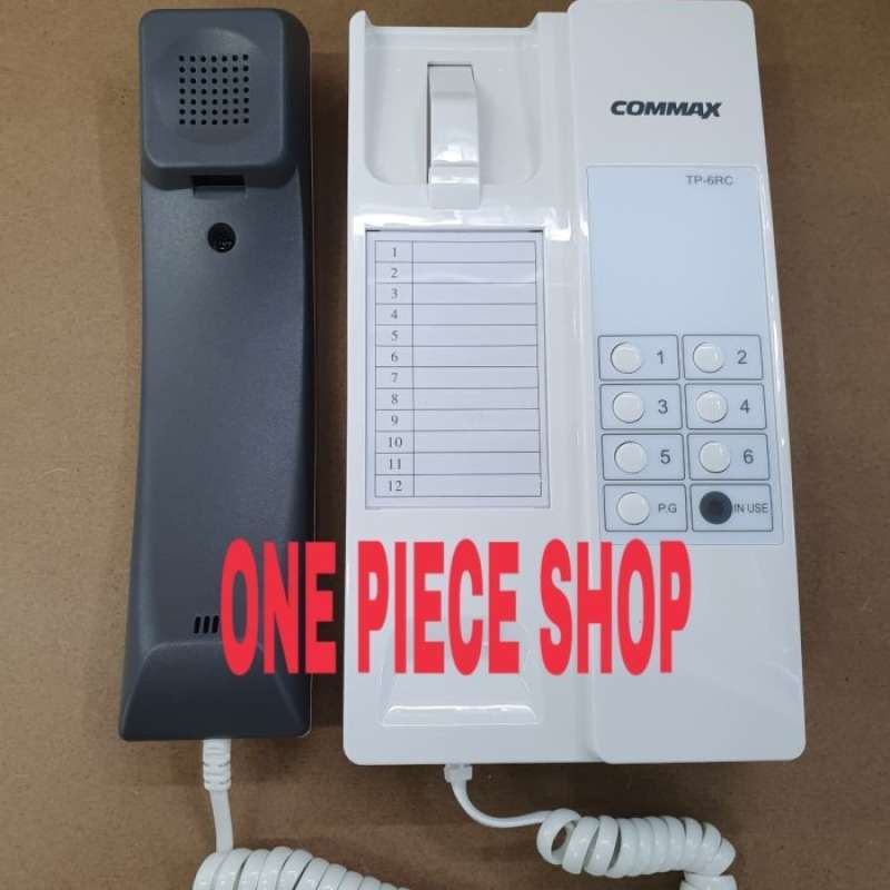Promo Interphone Commax Tp-6rc Intercom Commax Tp6rc (6 Channel) Diskon ...