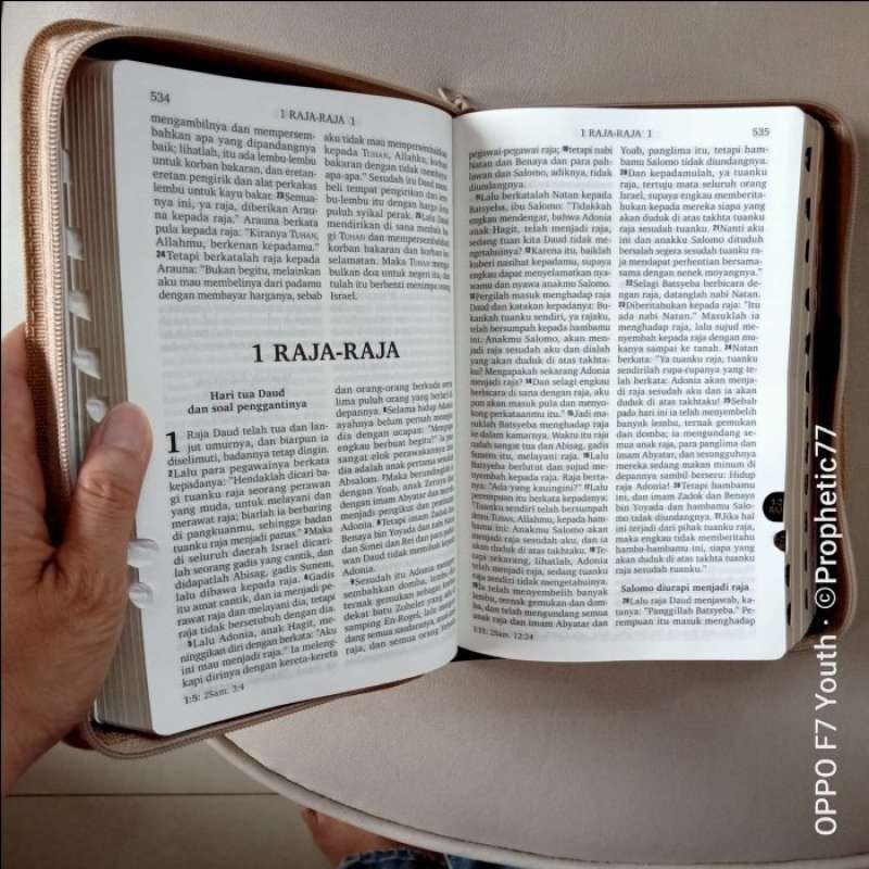 Jual Alkitab Kristen Huruf Besar Lansia Manula Index Lai Sampul 064 ...