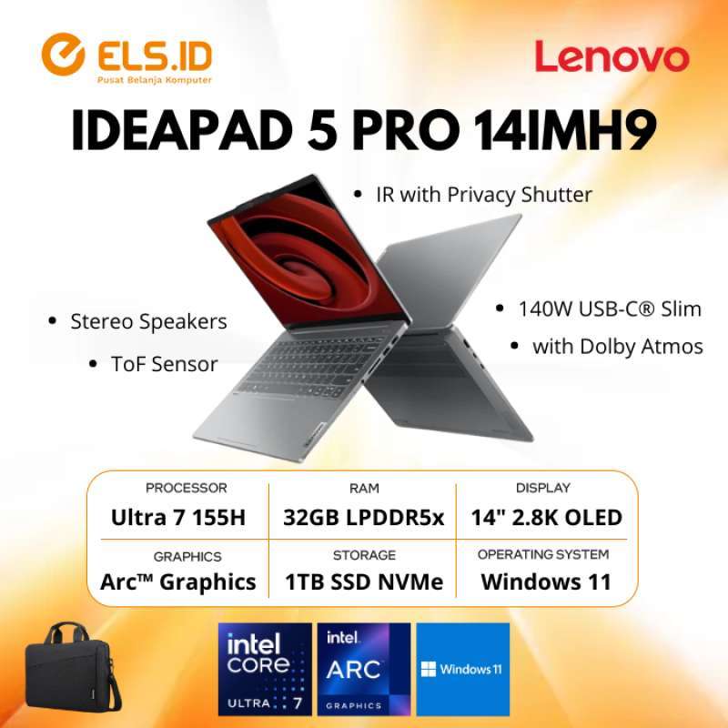 Promo Lenovo Ideapad 5 Pro-14imh9 Core Ultra 7-155h 32gb Ssd 1tb Intel ...