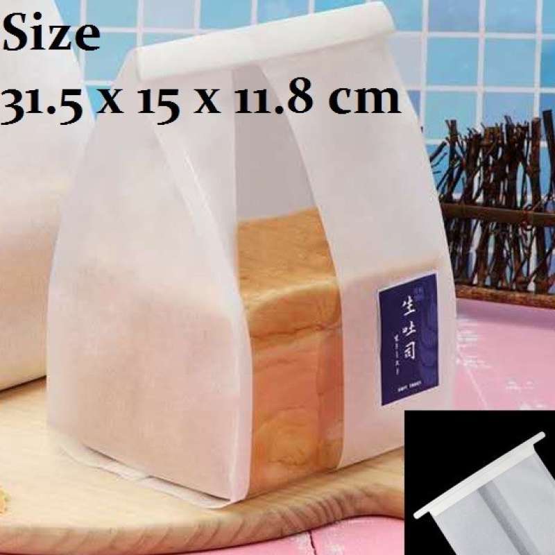 Jual Plastik Roti Tawar Kemasan Kantong Kertas Roti Tawar Sobek Toast ...