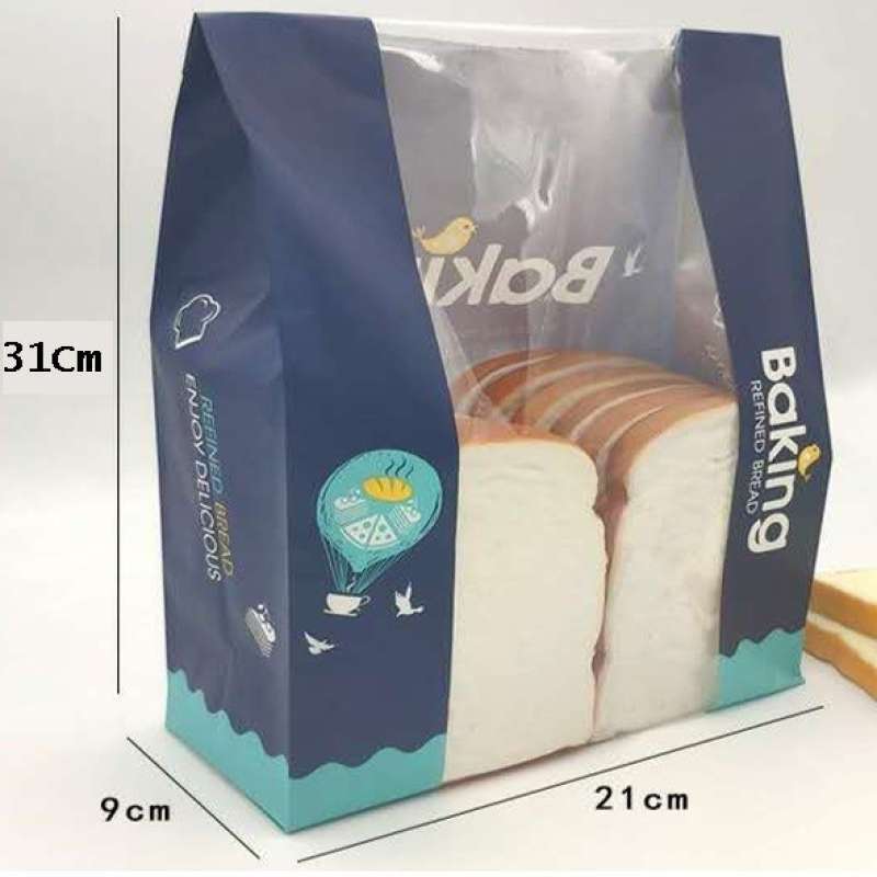 Jual Plastik Roti Tawar Kemasan Kantong Kertas Roti Tawar Sobek Toast ...